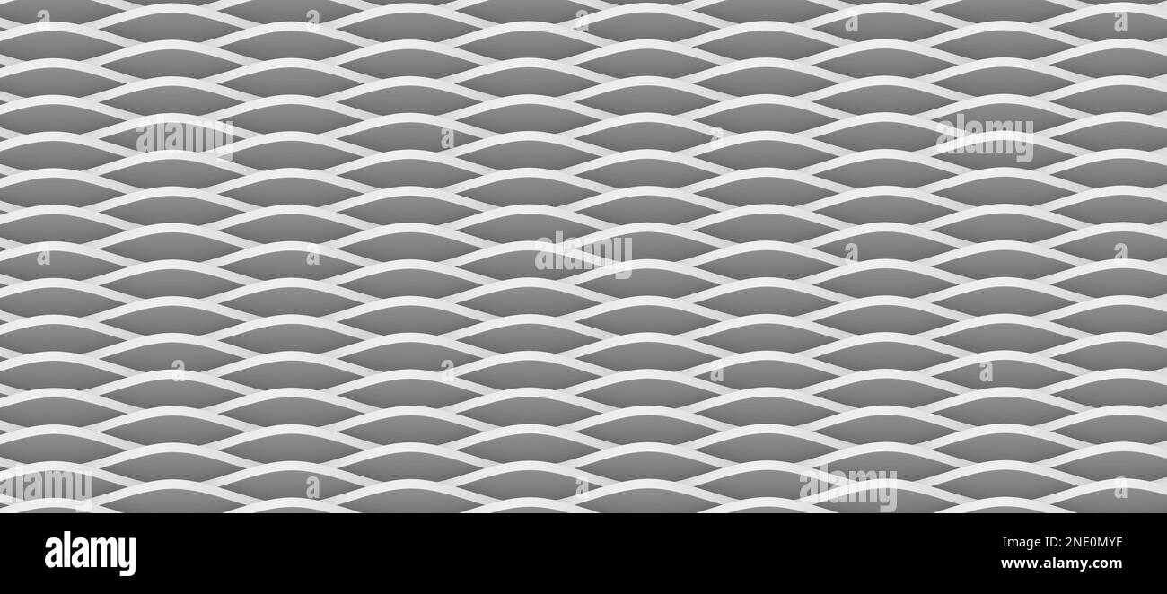 An illustration of an optical illusion of gray and white geometric ...