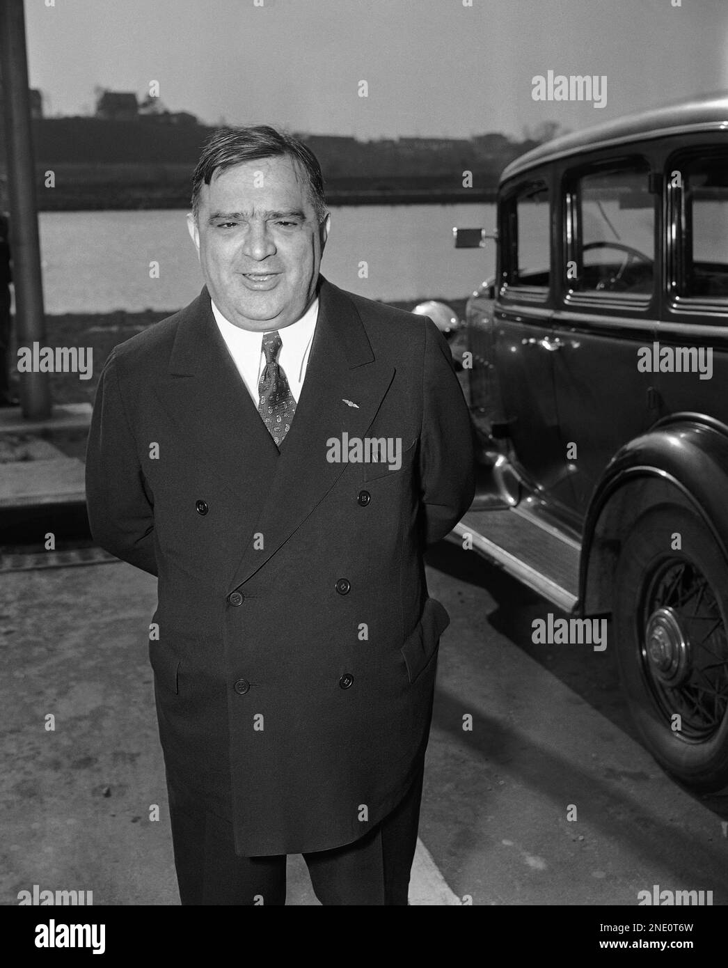 Mayor Fiorello La Guardia, at the dedication of new road leading to ...