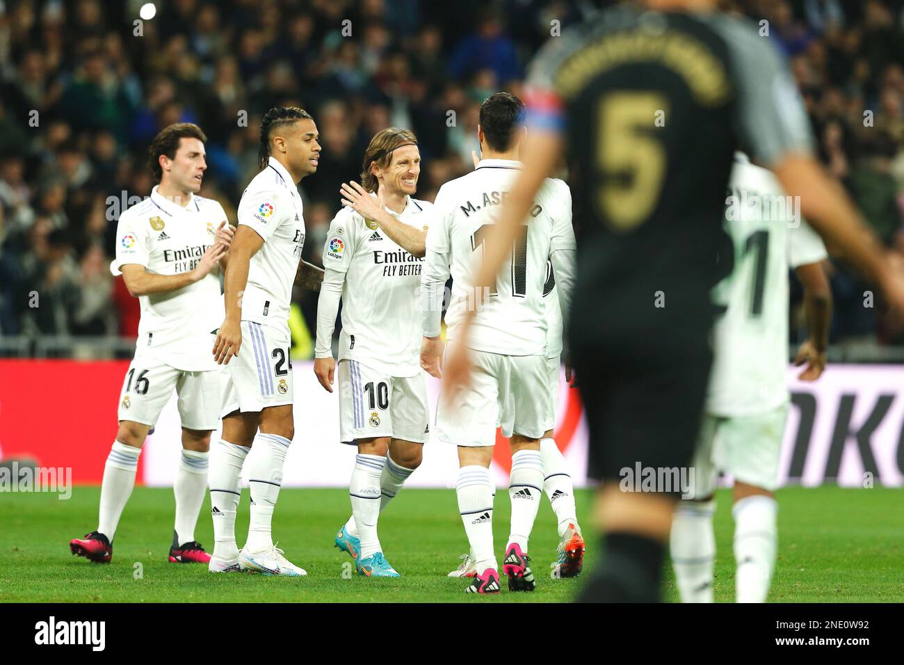 Madrid, Spain. 15th Feb, 2023. Luka Modric (Real) Football/Soccer ...