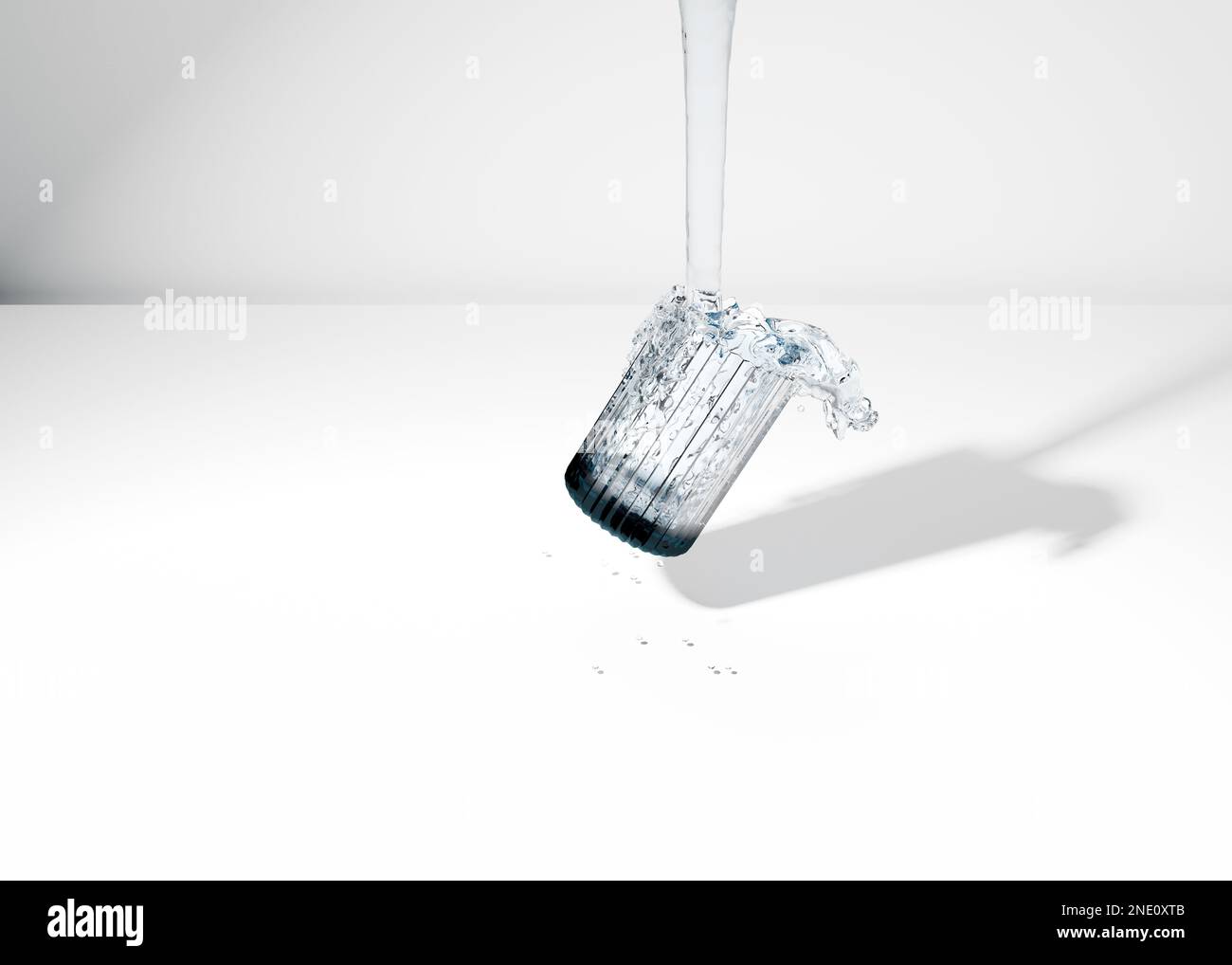 Glass half full illustration hi-res stock photography and images - Alamy