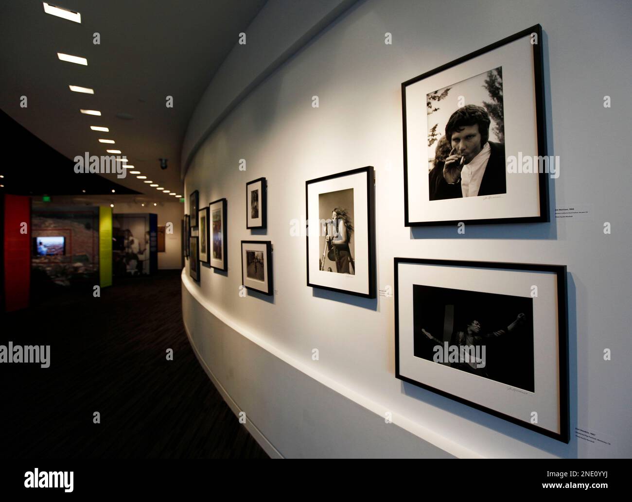 Photographs are displayed at the "Strange Kozmic Experience: The Doors ...