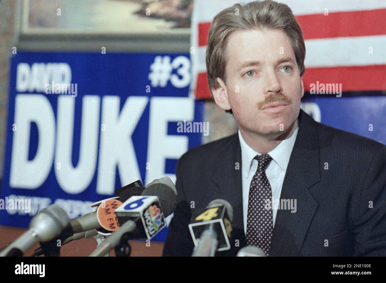David Duke, former Imperial Wizard of the Knights of the Ku Klux Klan ...