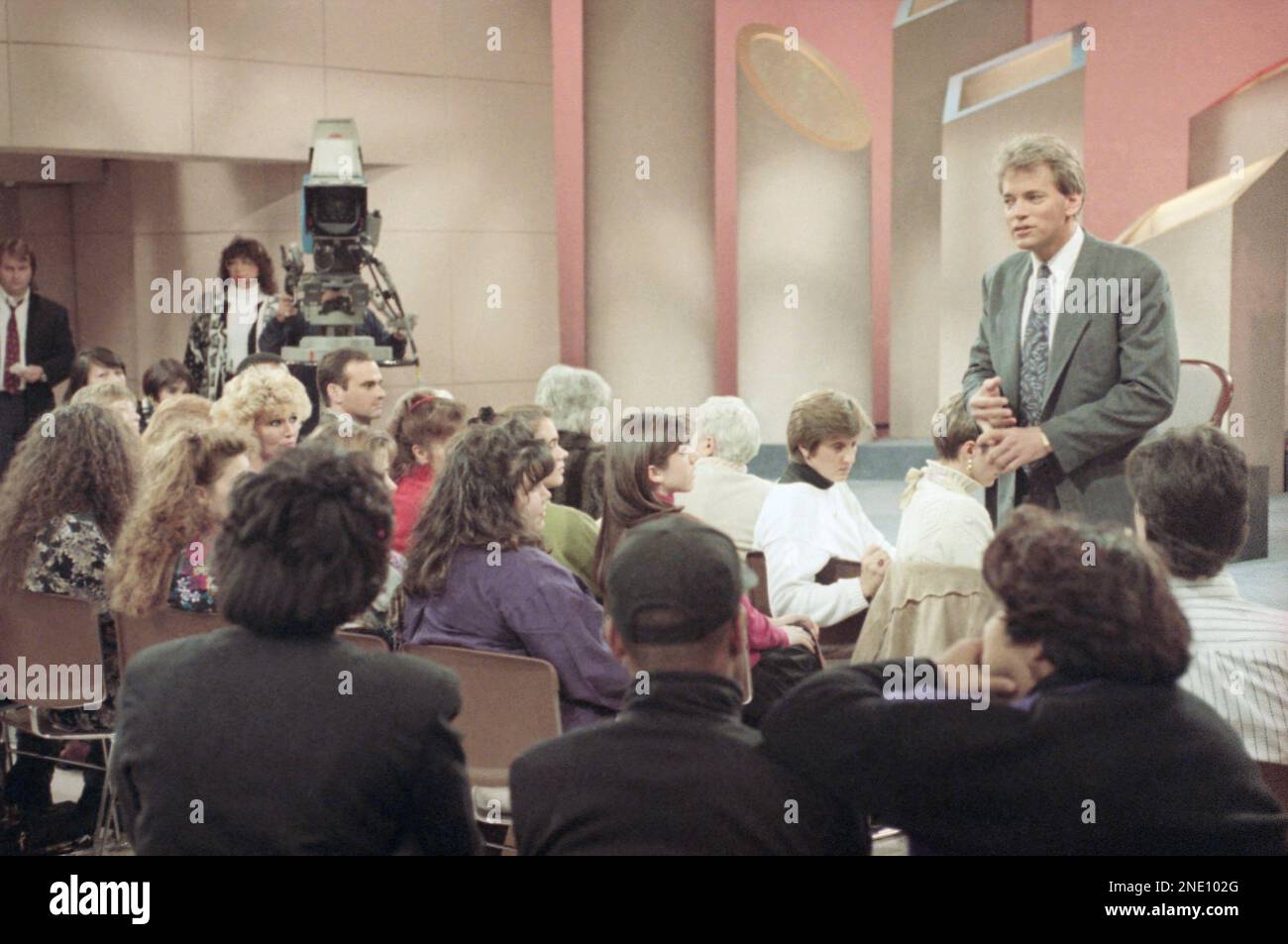 David Duke, a former Ku Klux Klan grand wizard, answers questions from ...
