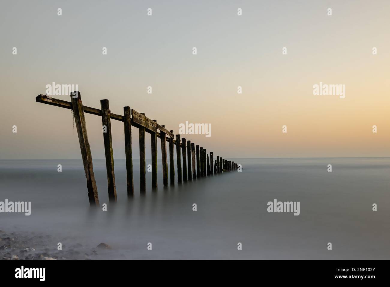 Timber breakwater hi-res stock photography and images - Alamy