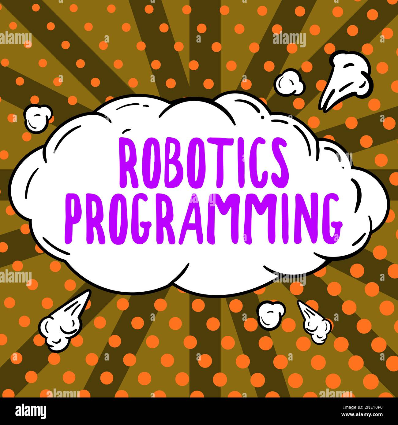 Sign displaying Robotics Programming. Internet Concept software that used to perform autonomous ...