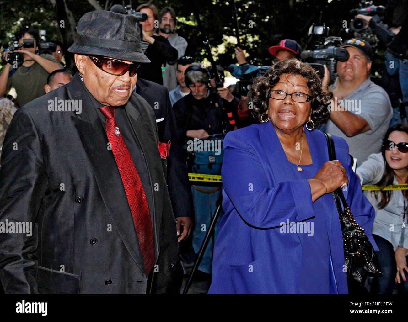 Joe Jackson, and his wife Katherine Jackson, parents of the late ...