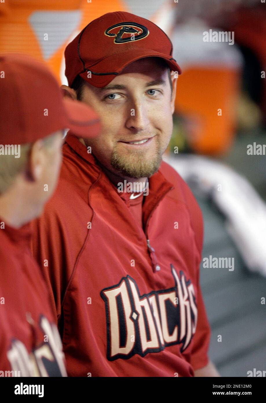 Arizona Diamondbacks' Brandon Webb against the Chicago Cubs in a spring ...
