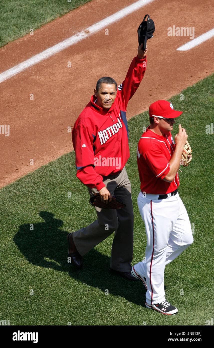 President Barack Obama acknowledges the crowd after delivering the ...