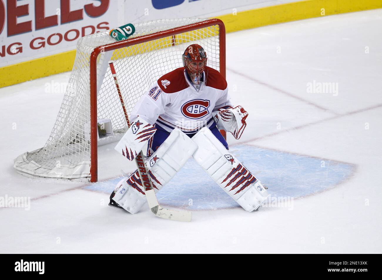 Montreal Canadiens' Jaroslav Halak, of Slovakia, during an NHL hockey ...