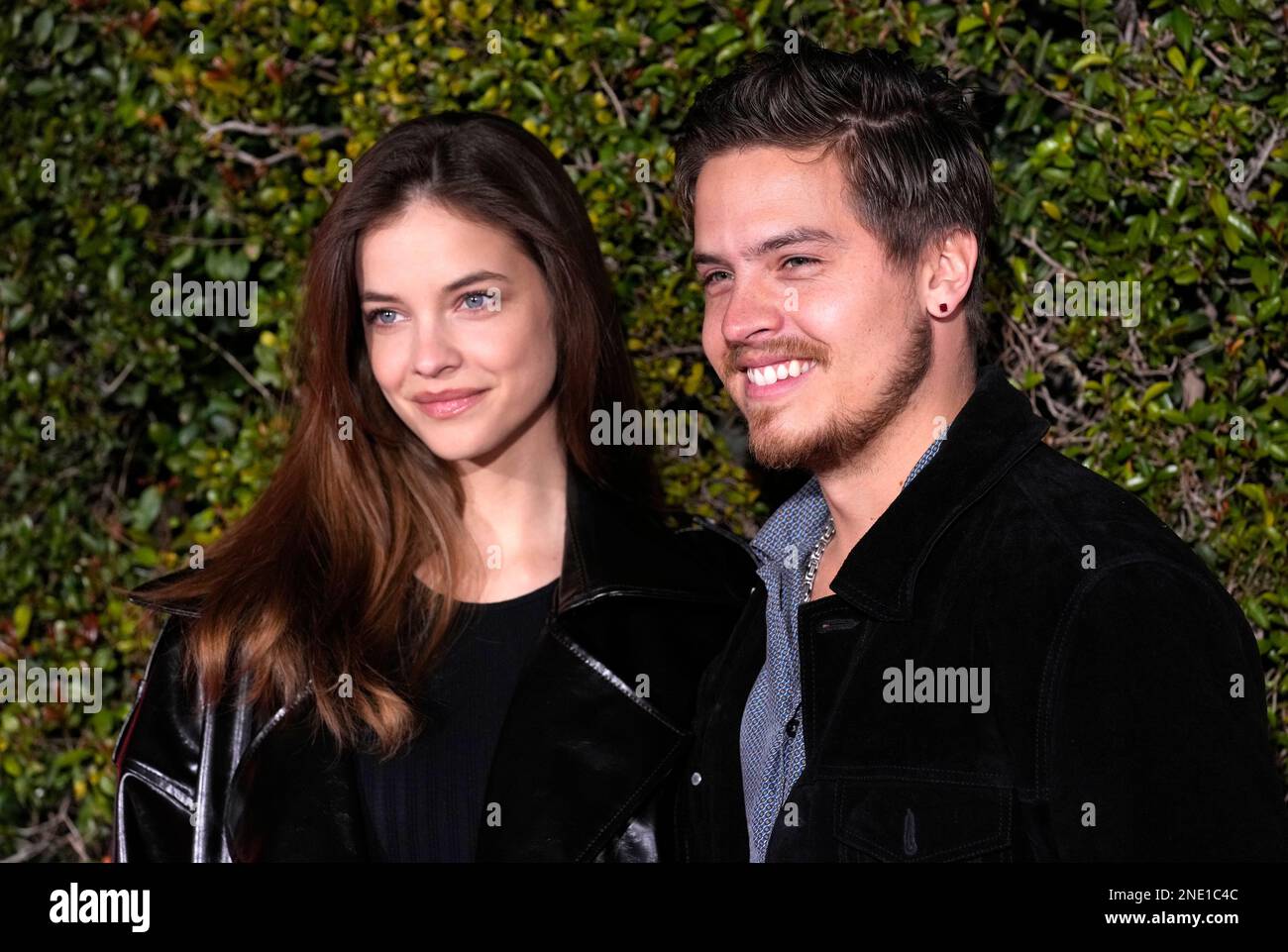 Dylan Sprouse and Barbara Palvin pose together at the Super Nintendo ...