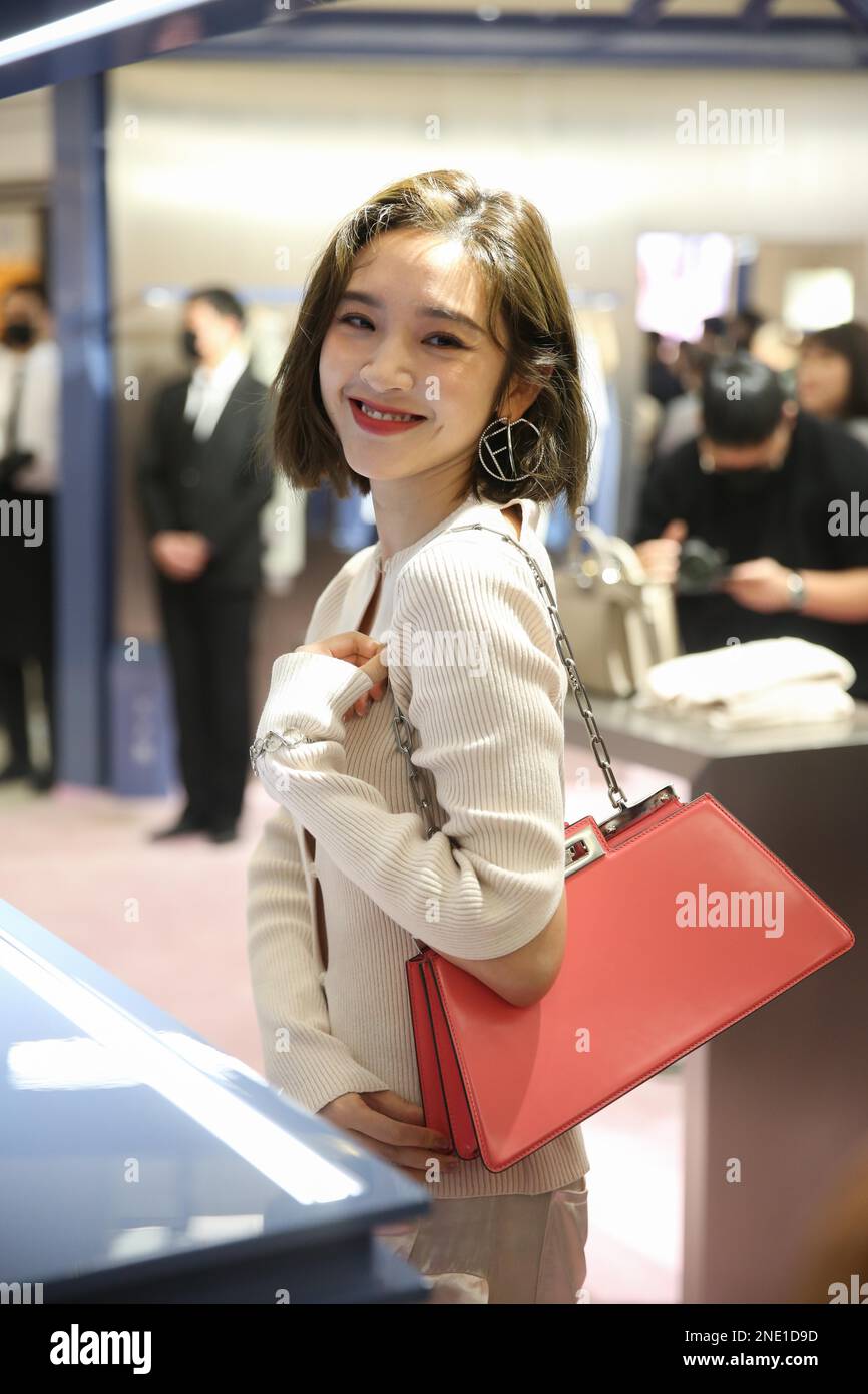 Chinese actress Tang Yixin attended the Fendi activity in Shenyang City ...