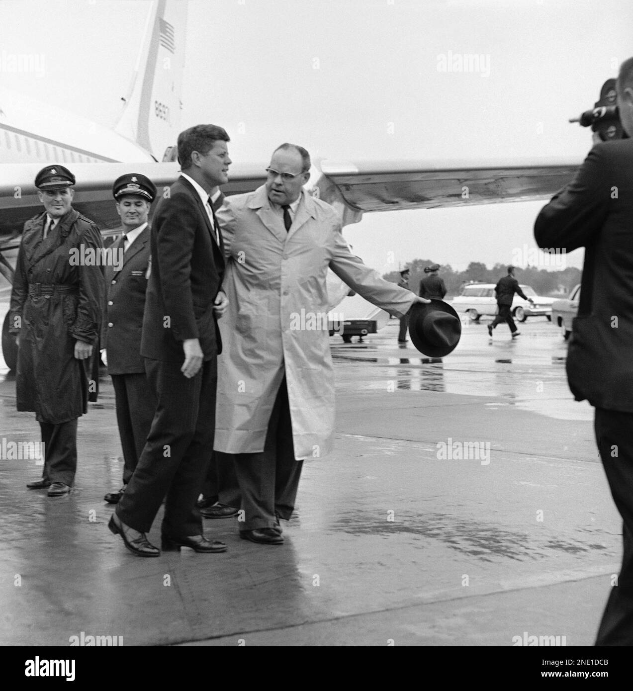 Police Chief Jesse Curry of Dallas, escorts U.S. President John F ...