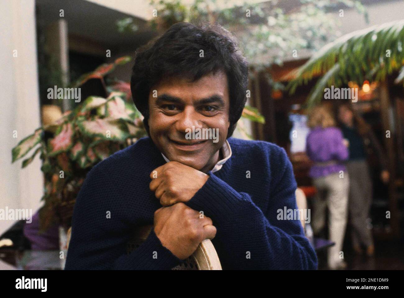 Singer Johnny Mathis in 1981. (AP Photo/Dave Pickoff Stock Photo - Alamy
