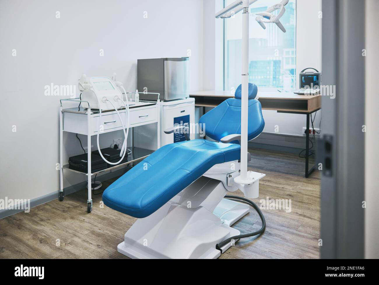 Ophthalmology, office and chair for surgery, medical help and care for ...