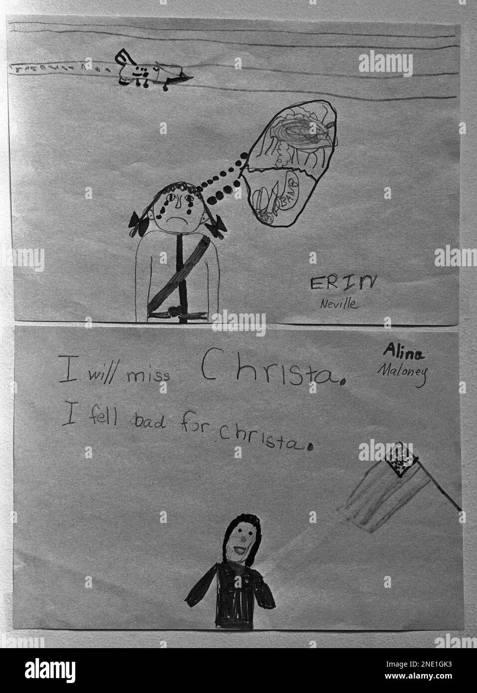 These drawings were made by two second-grade students in the Eastman ...