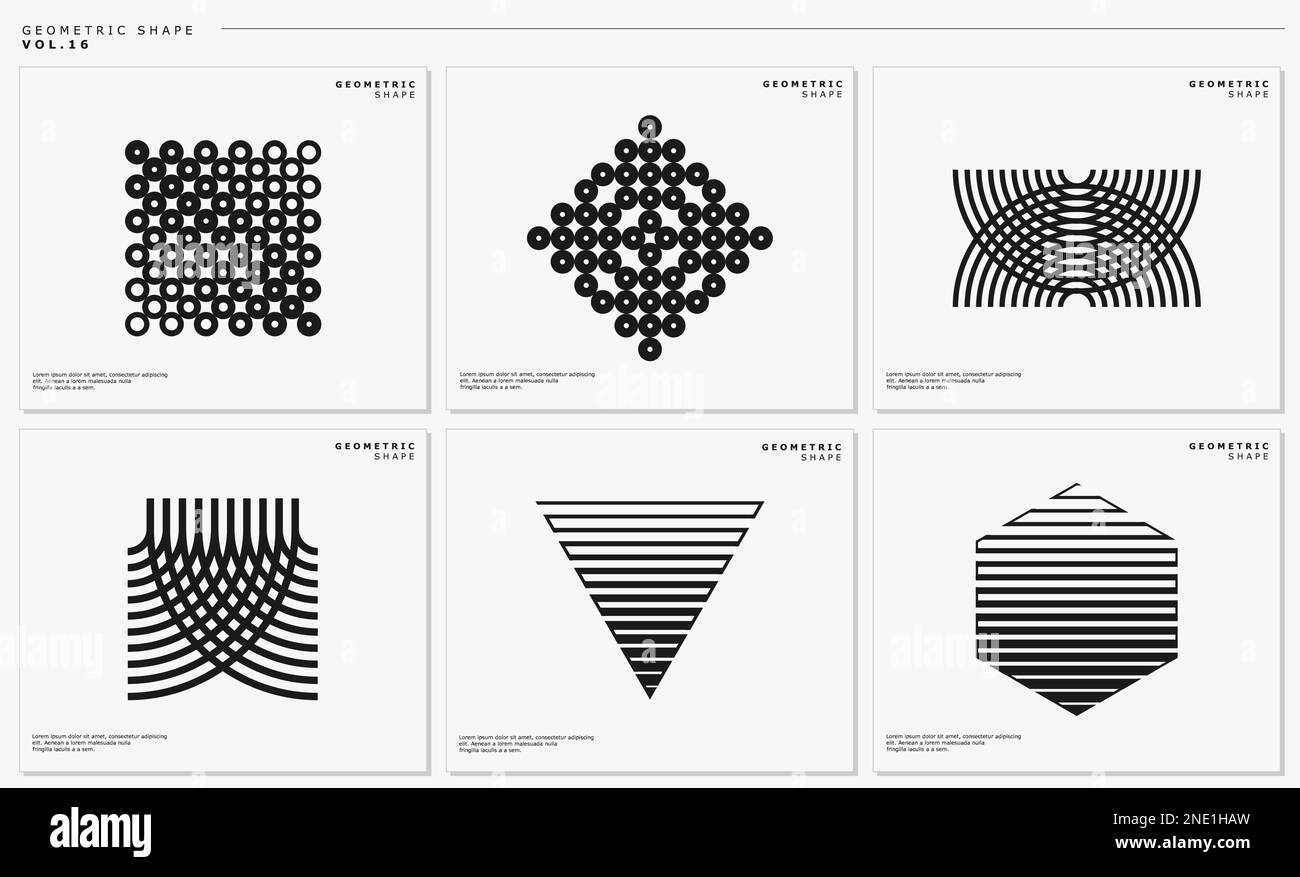 Digital abstract line connection logo design. Modern basic shape abstract vector Stock Vector ...