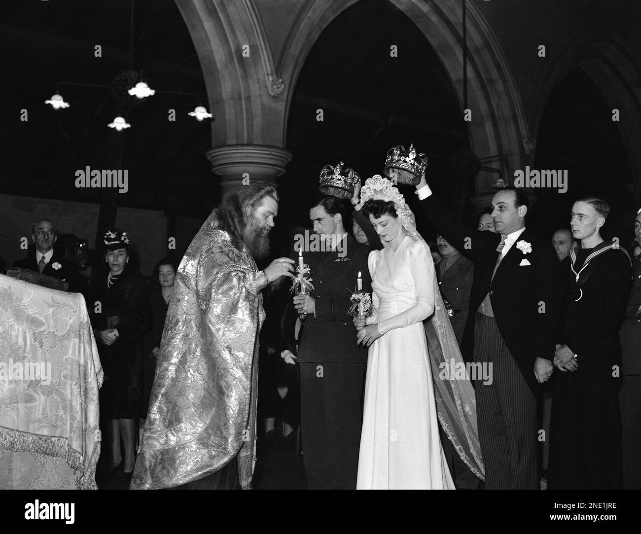 The marriage between Russian Prince Emanuel Galitzine, the youngest son ...