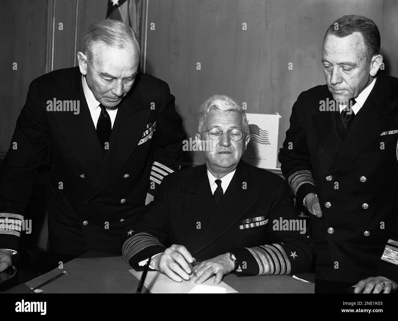 Admiral Harold Stark, Commander United States Naval Forces in Europe ...