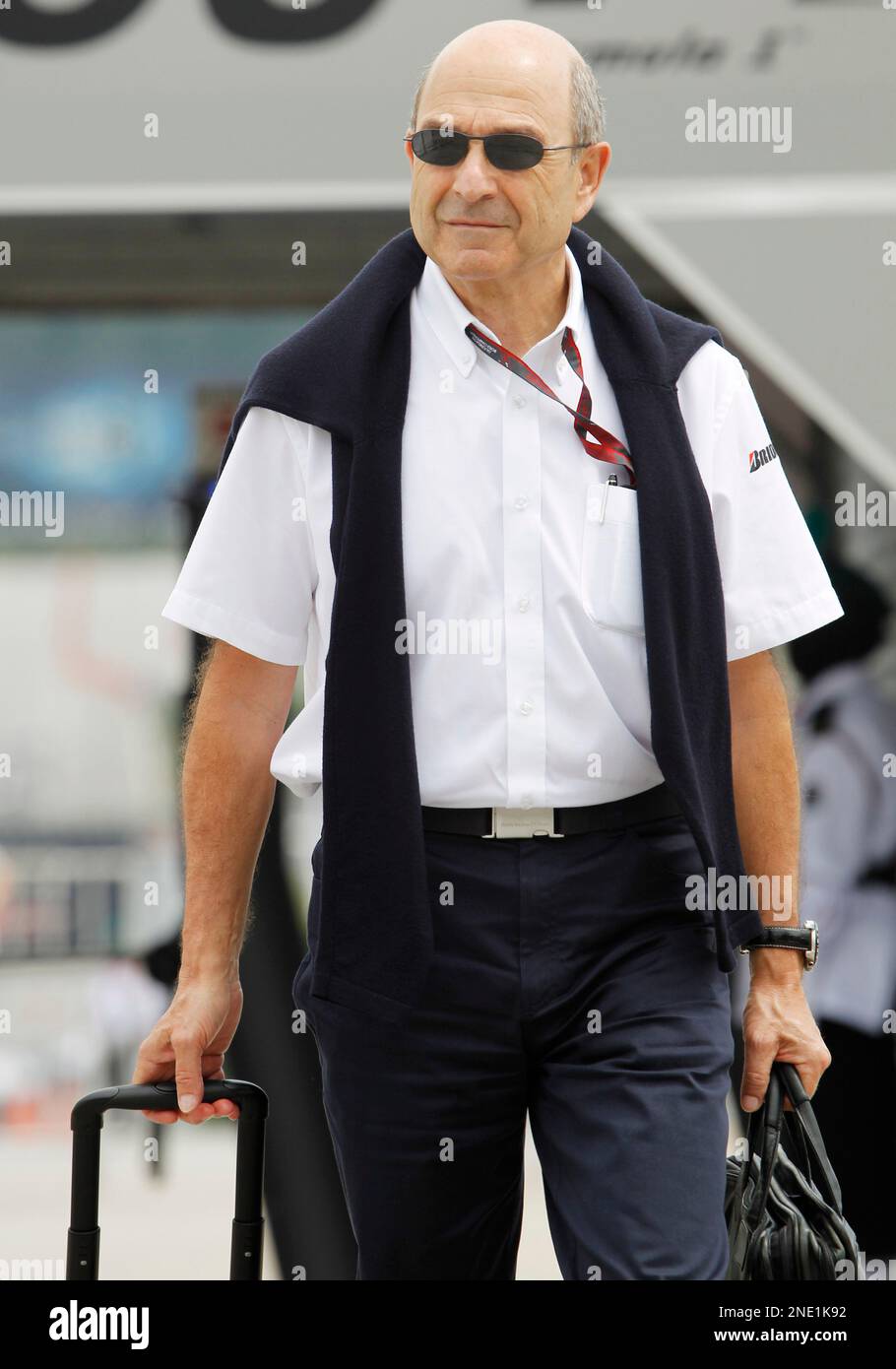 auber Formula One team president Peter Sauber arrives at the Sepang for ...