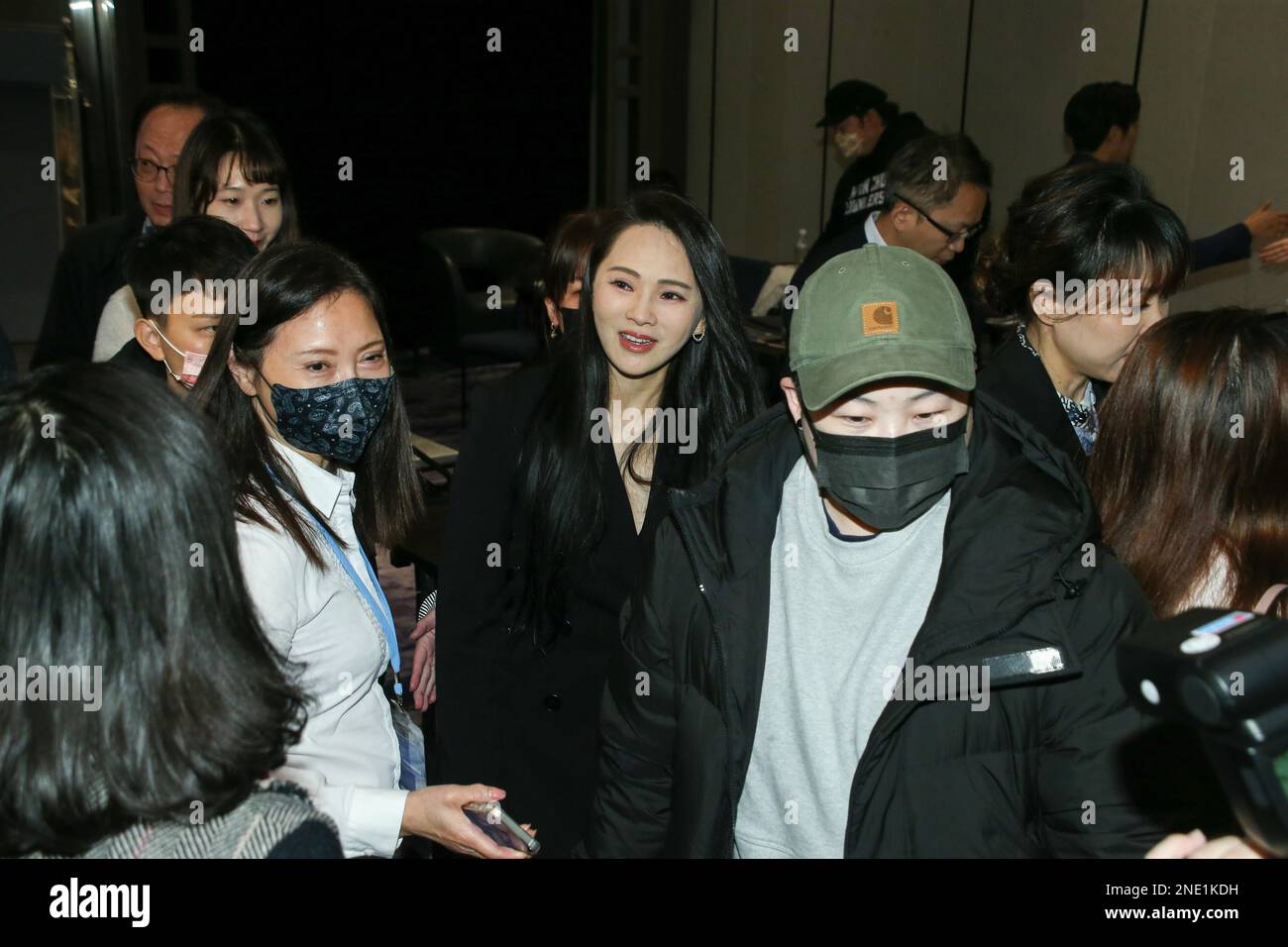 Taiwanese singer, actress, and writer Annie Yi attended an activity in Taiwan, 15 February, 2023 ...