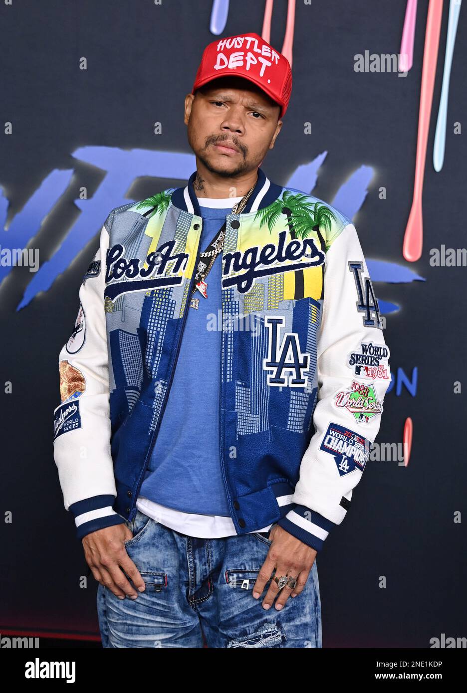 Los Angeles, USA. 15th Feb, 2023. De'Aundre Bonds arriving at the sixth ...