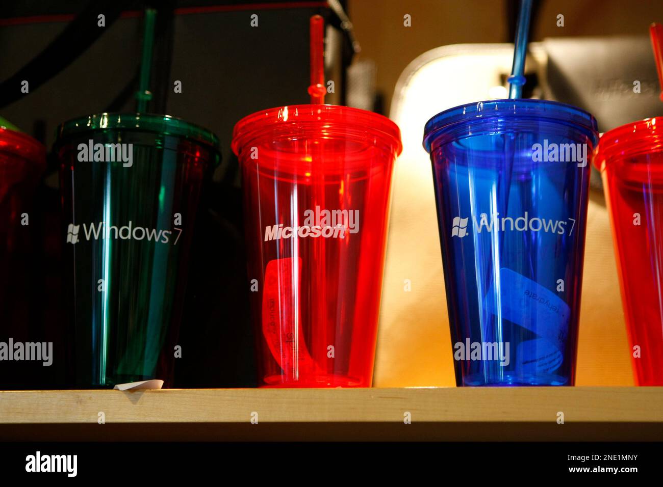Microsoft products for sale in Microsoft company store at a Microsoft ...