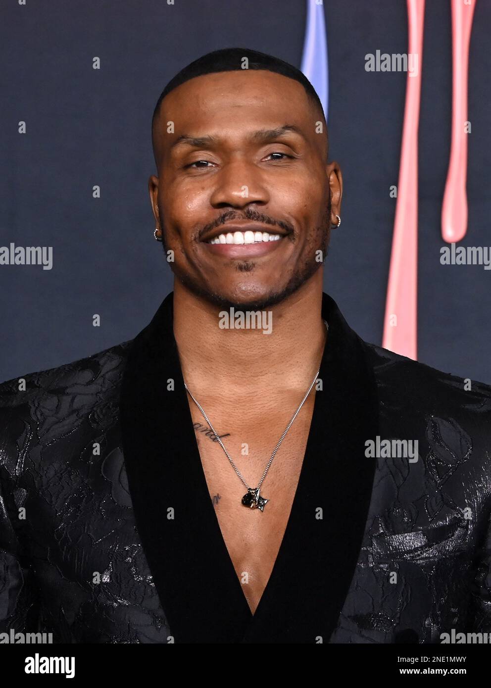 Los Angeles, USA. 15th Feb, 2023. Quincy Chad arriving at the sixth and ...