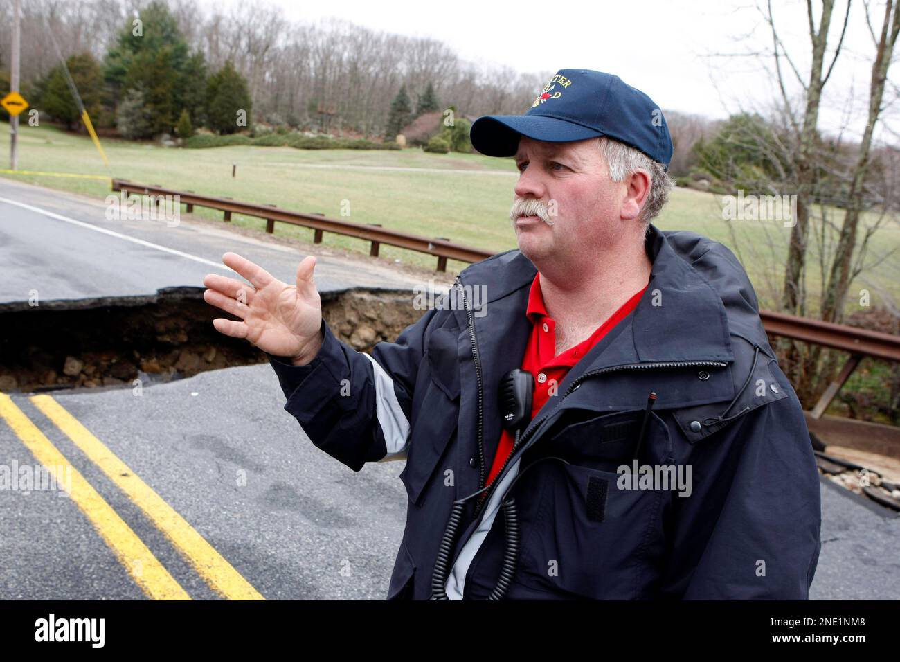 Dave Chamberlain, District 1 Chief of the Exeter, R.I., fire department ...