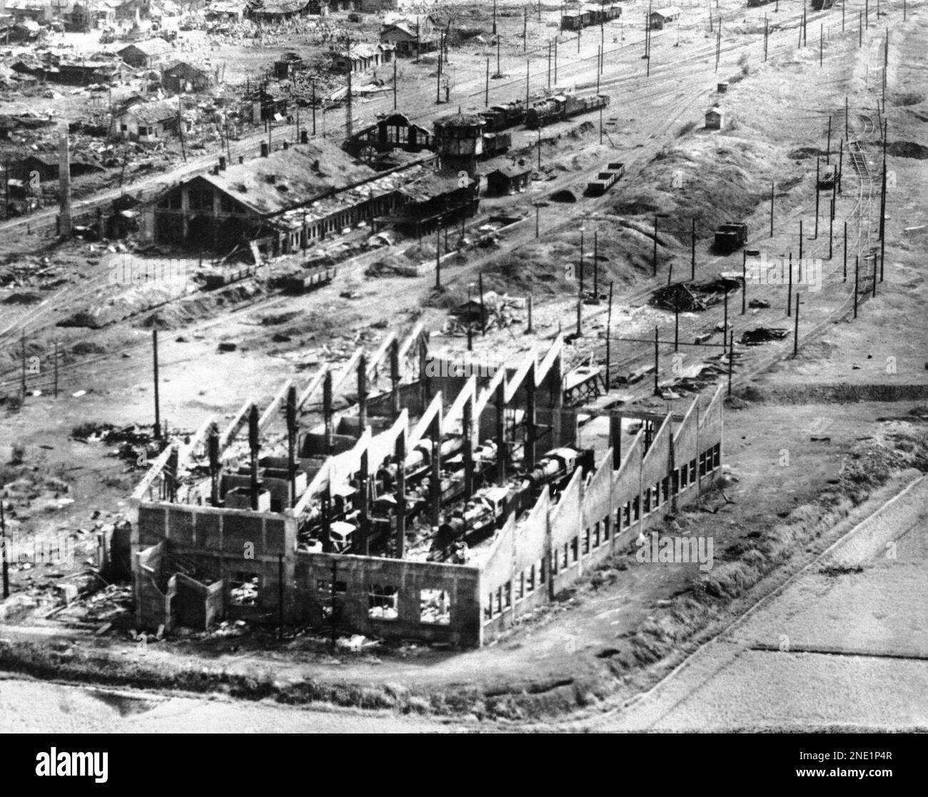 Repeatedly bombed and strafed by allied planes, this key marshalling ...
