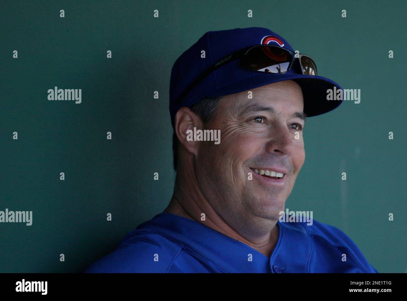 Former Chicago Cubs pitcher Greg Maddux, now assistant to the general ...