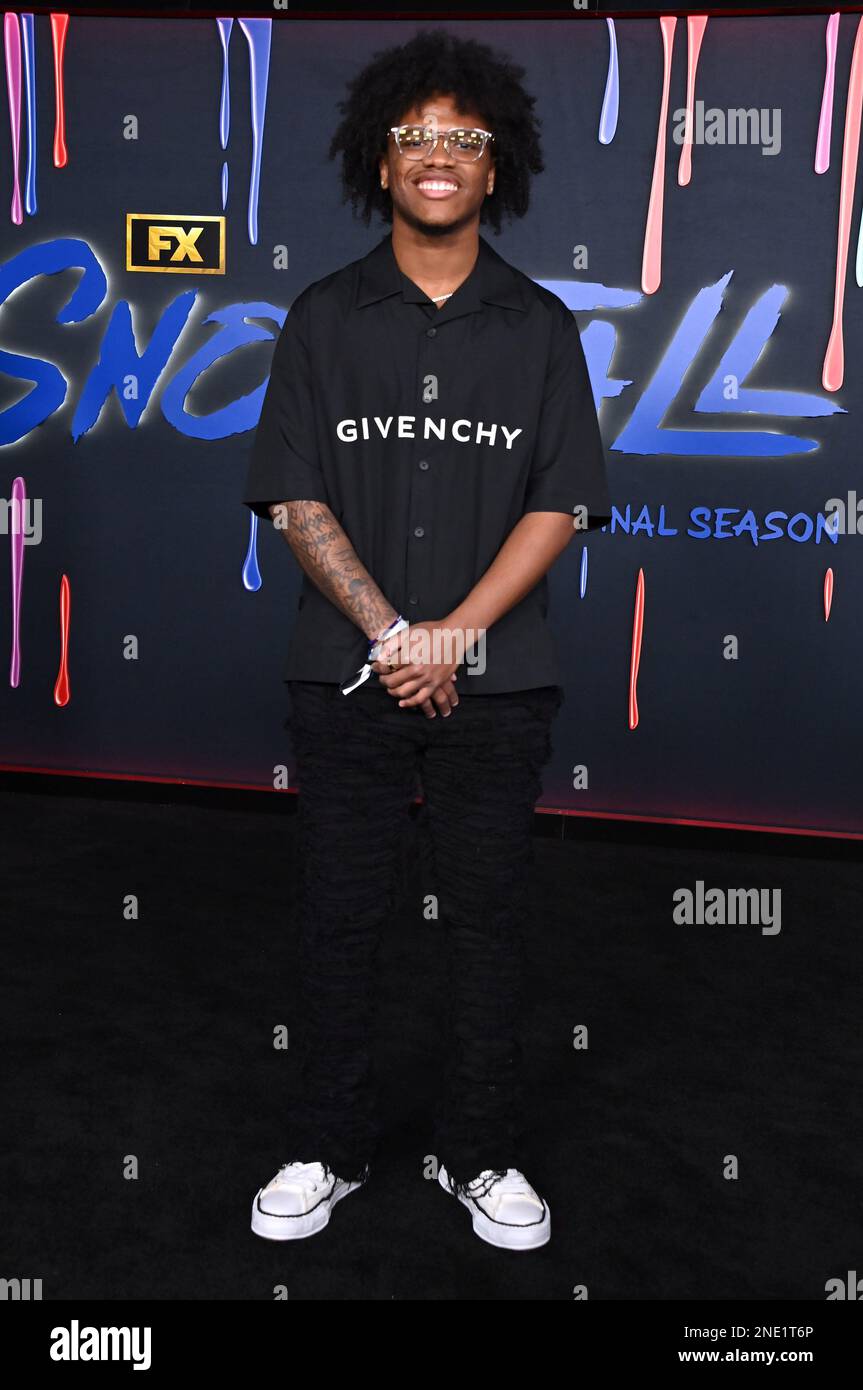 Los Angeles, USA. 15th Feb, 2023. Kamron Alexander arriving at the ...