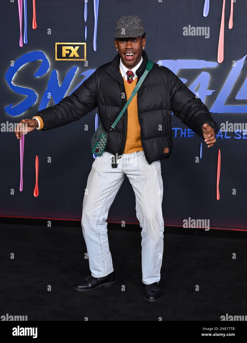 Los Angeles, USA. 15th Feb, 2023. Tyler, the Creator arriving at the ...