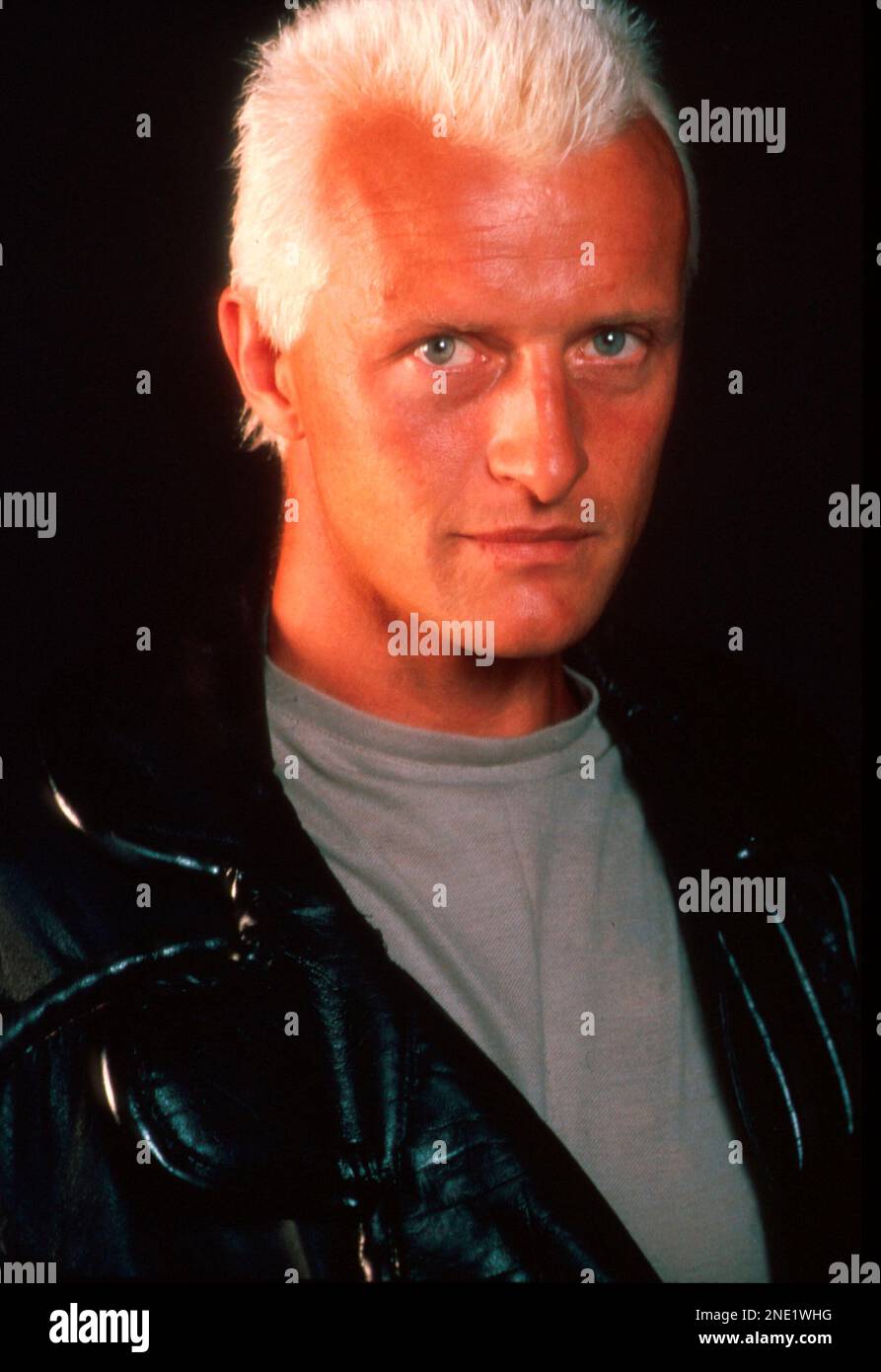RUTGER HAUER in BLADE RUNNER (1982), directed by RIDLEY SCOTT. Credit ...