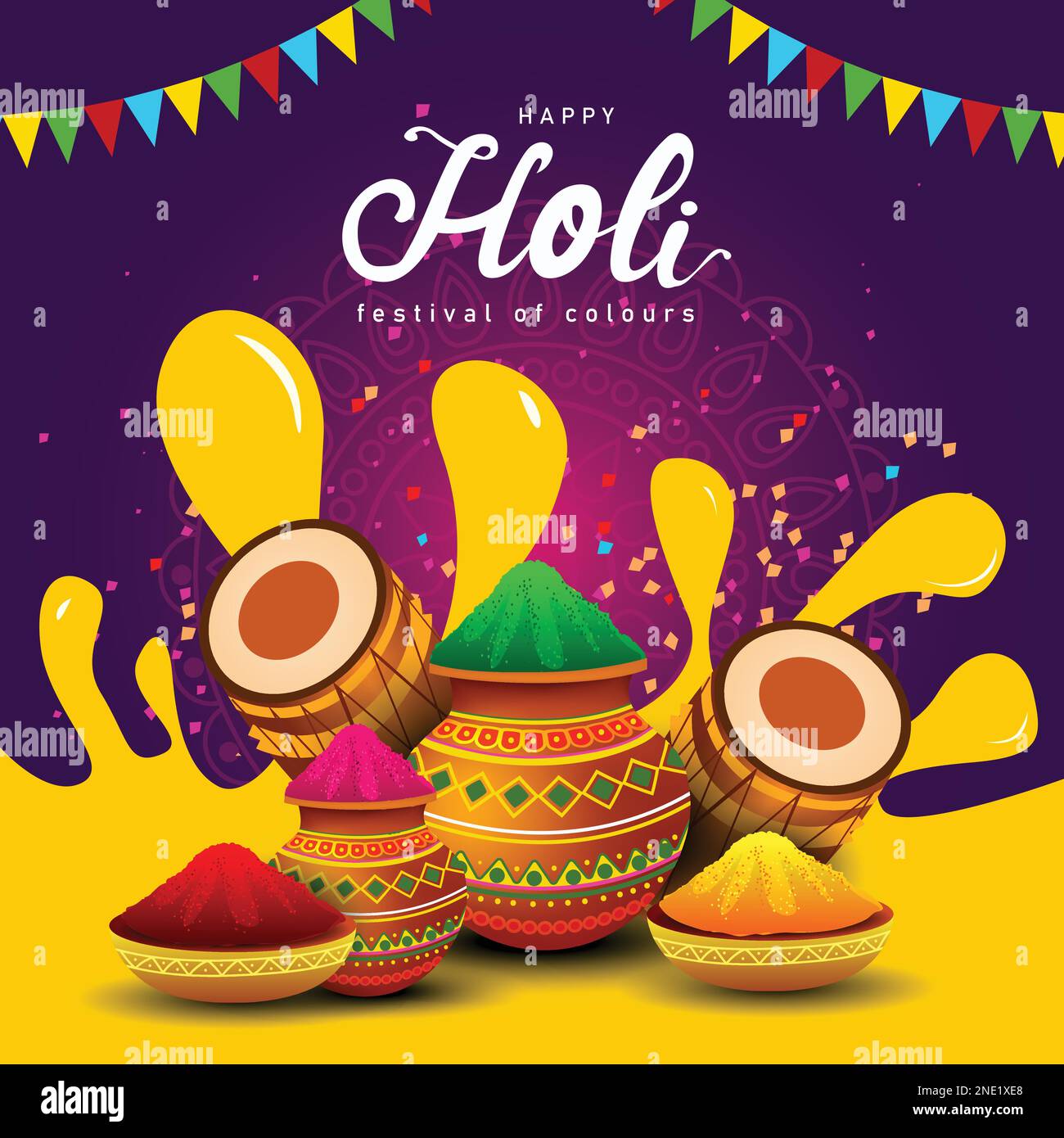 Traditional indian colours Stock Vector Images - Alamy