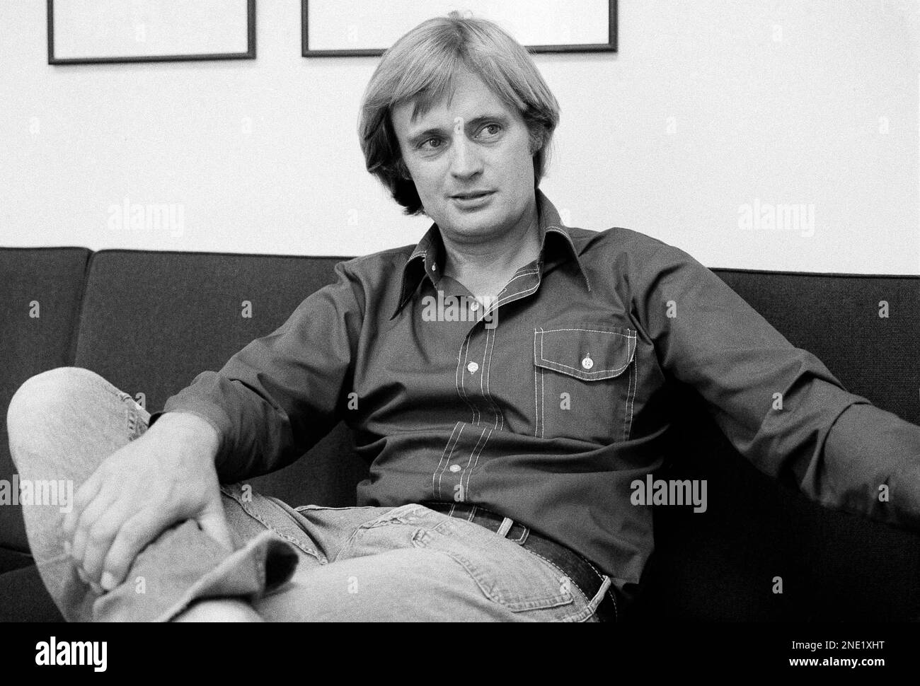 David McCallum, star of new NBC-TV series "The Invisible Man," is shown ...