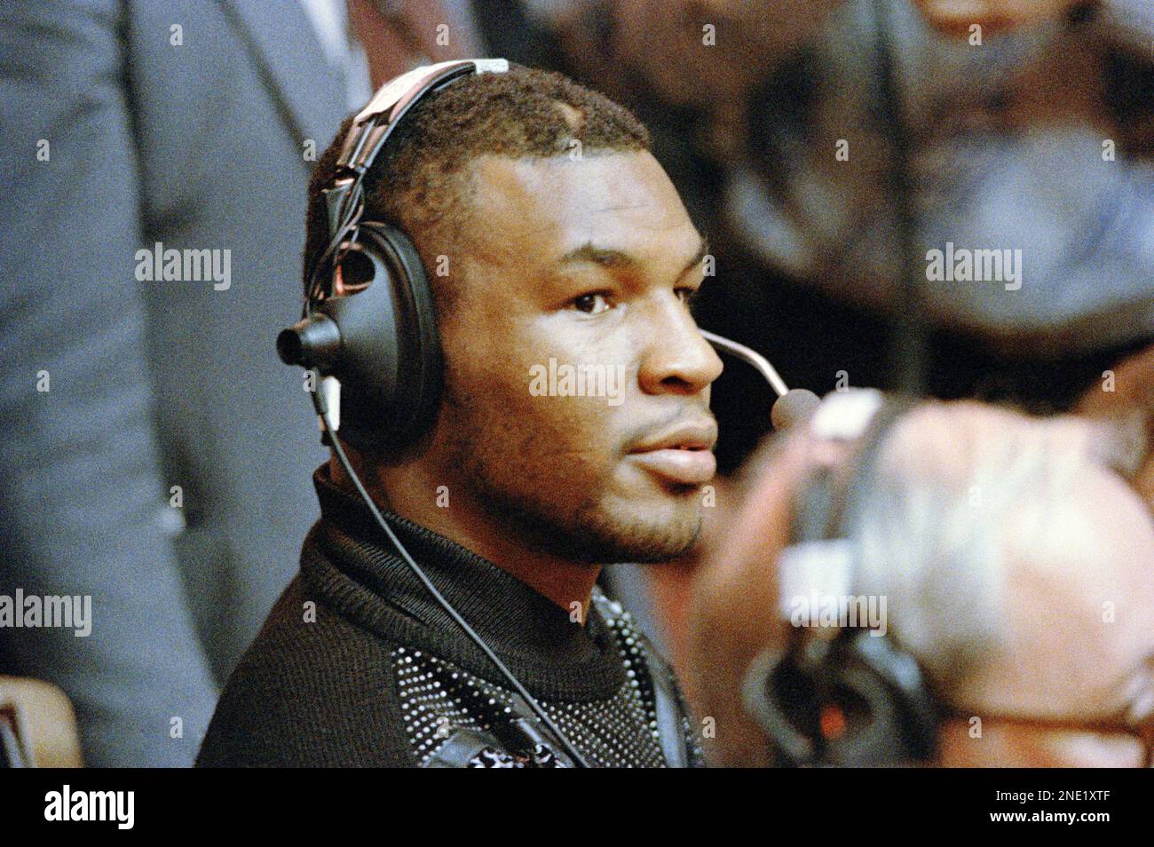 World heavyweight champion Mike Tyson turns ringside television ...