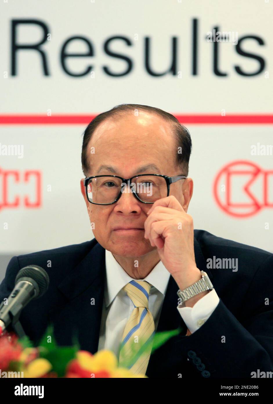 Li Ka-shing, Chairman of Hutchison Whampoa Limited (HWL) and Cheung ...