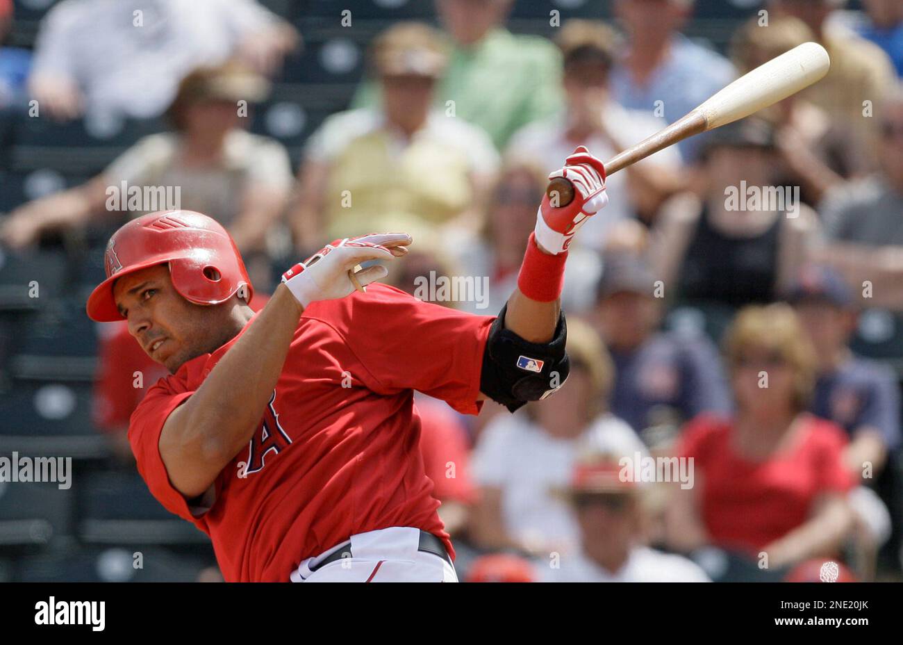 Los Angeles Angels' Juan Rivera against the Kansas City Royals in the ...