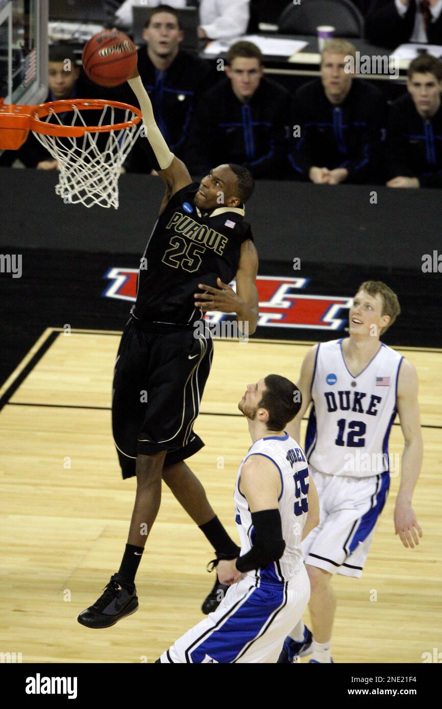 Purdue's JaJuan Johnson (25) during the first half of an NCAA South ...