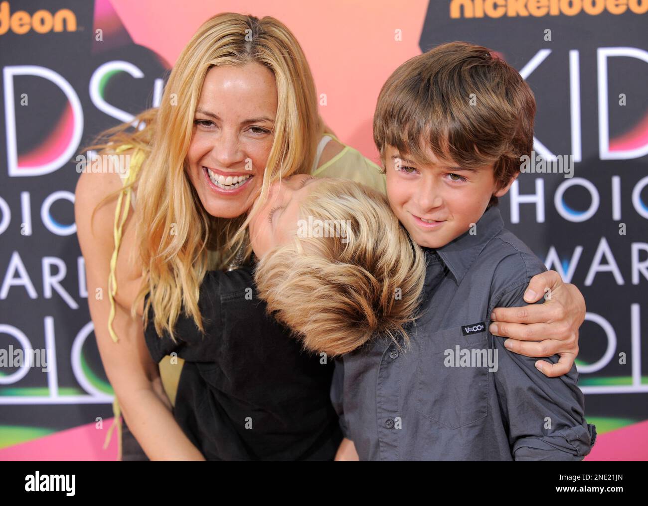Maria Bello arrives at Nickelodeon's 23rd Annual Kids' Choice Awards on ...