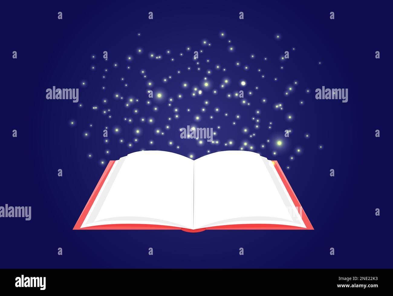 Open book and magic glowing. Concept of importance of knowledge ... Open book and magic glowing. Concept of importance of knowledge ...