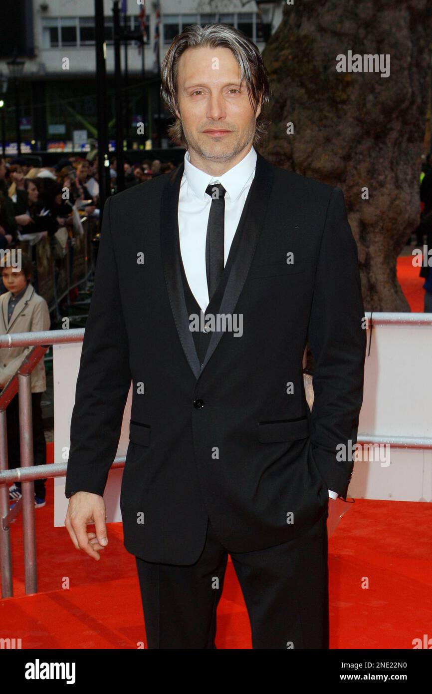 Danish actor Mads Mikkelsen arrives for the World Premiere of Clash of ...