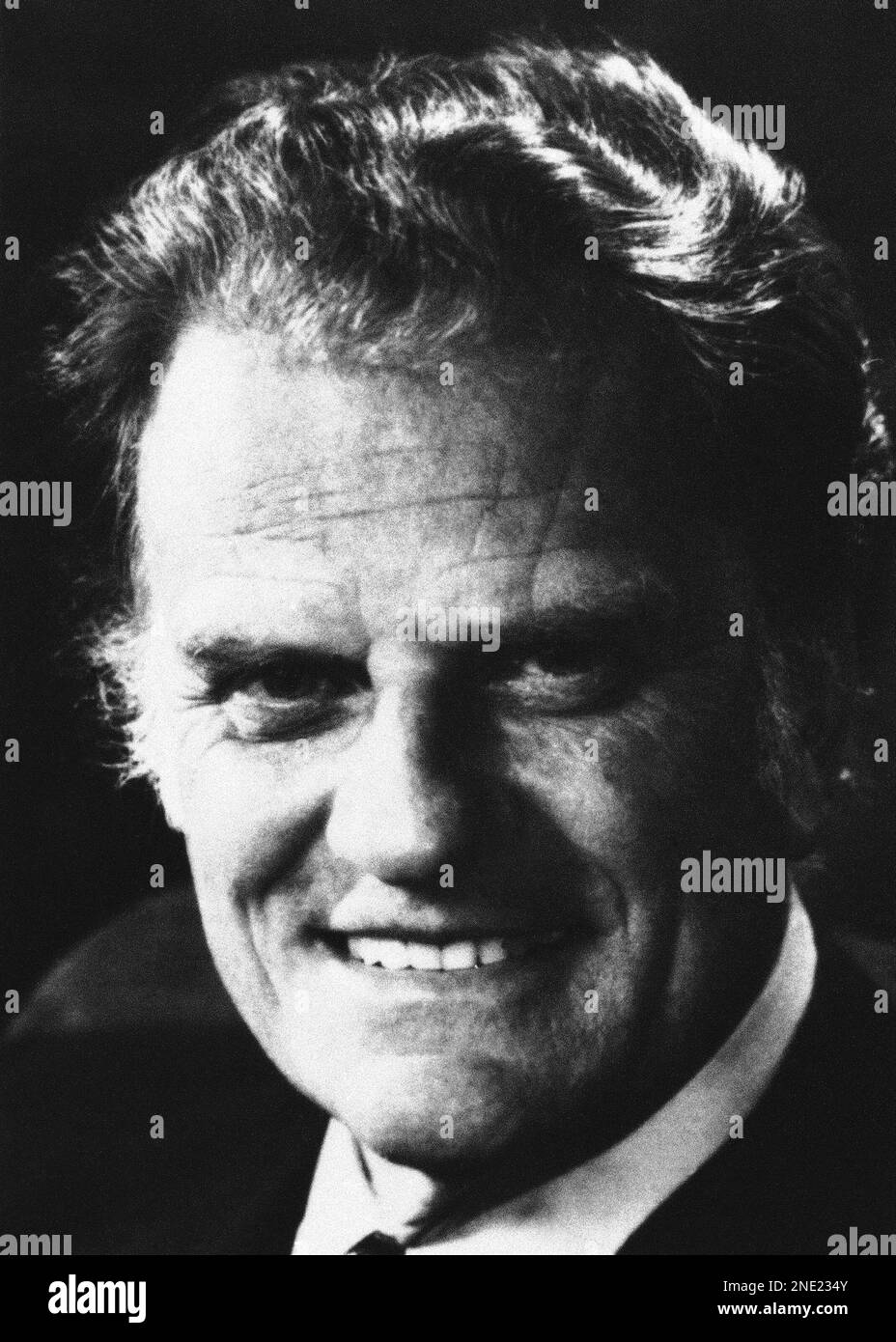 Rev. Billy Graham is shown, Jan. 1986. (AP Photo Stock Photo - Alamy