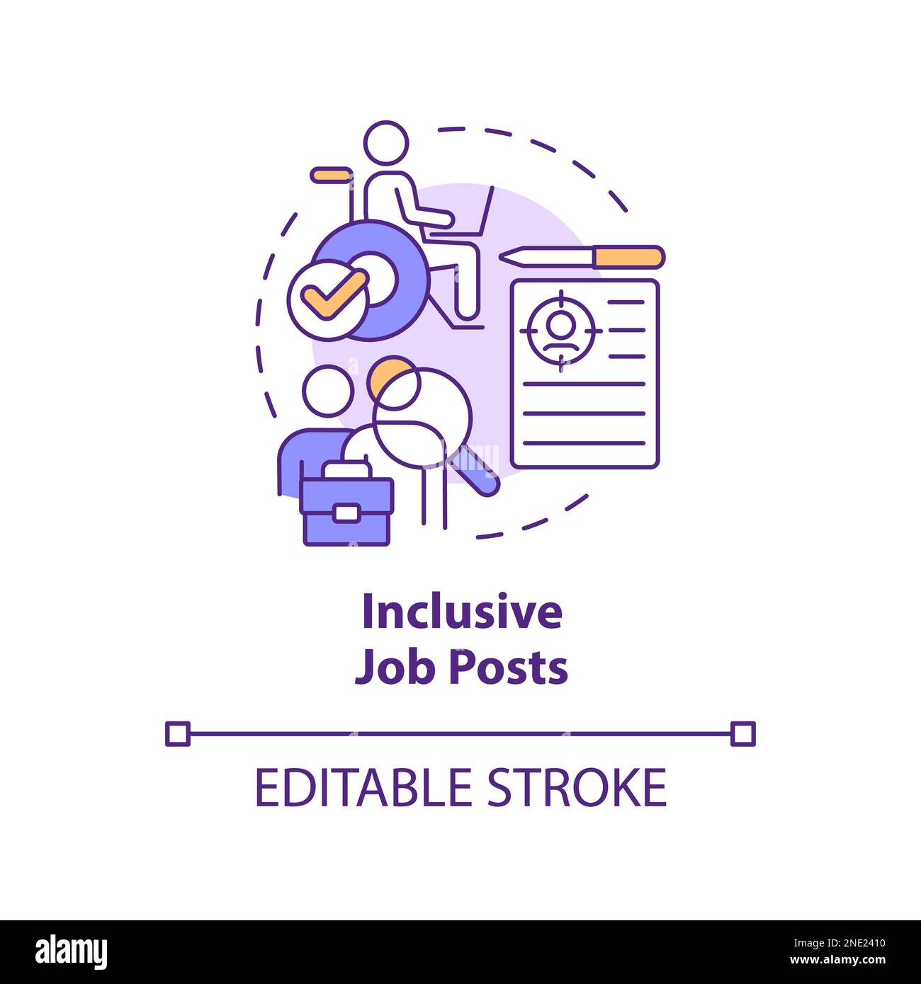 Inclusive job Stock Vector Images - Alamy