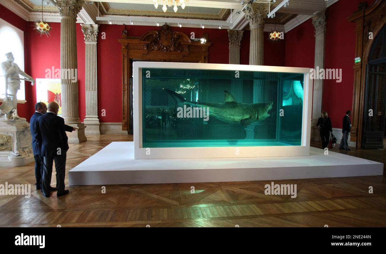 Work of art of British artist Damien Hirst, "the Immortale", a 4.3 ...