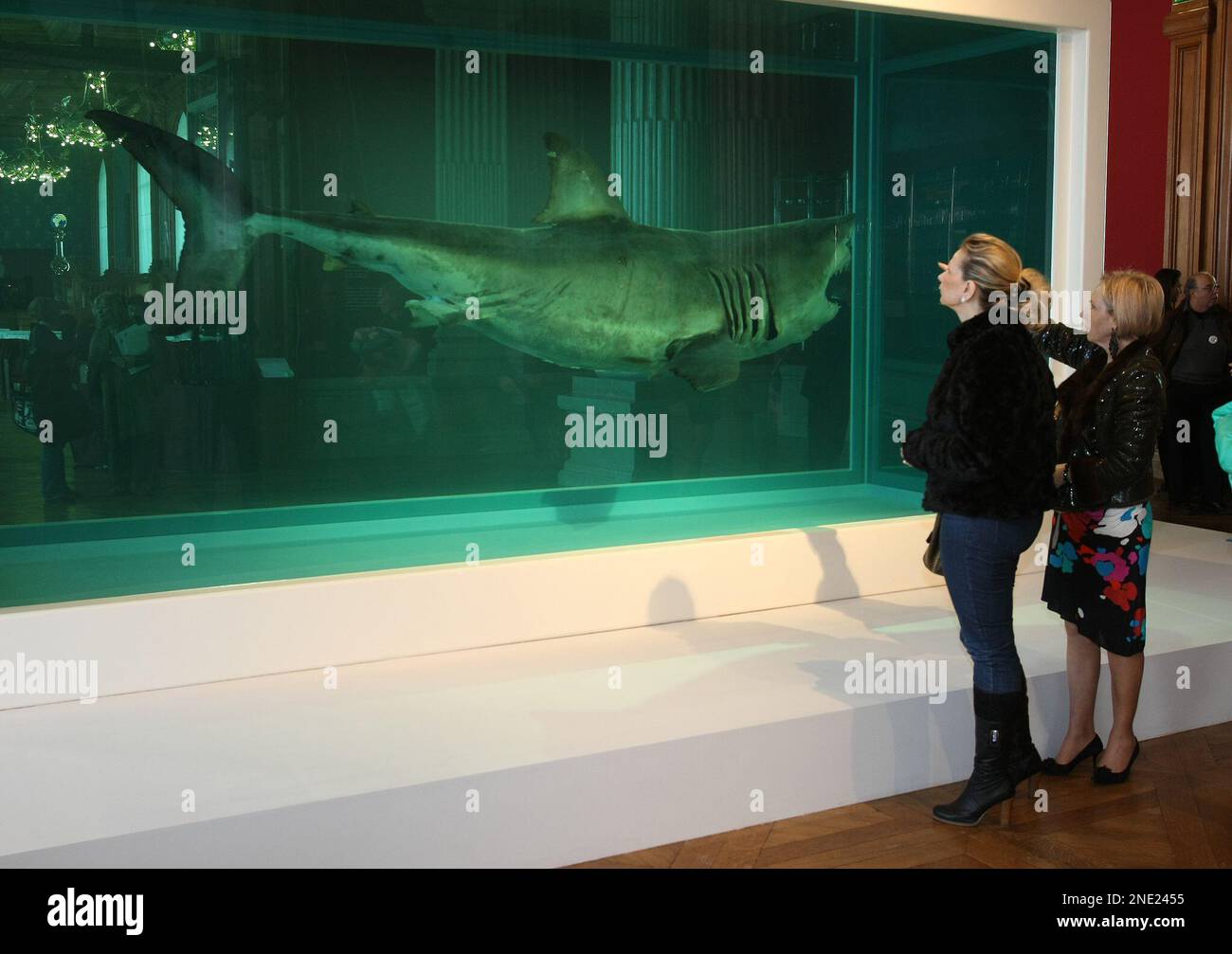 Work of art of British artist Damien Hirst, "the Immortale", a 4.3 ...