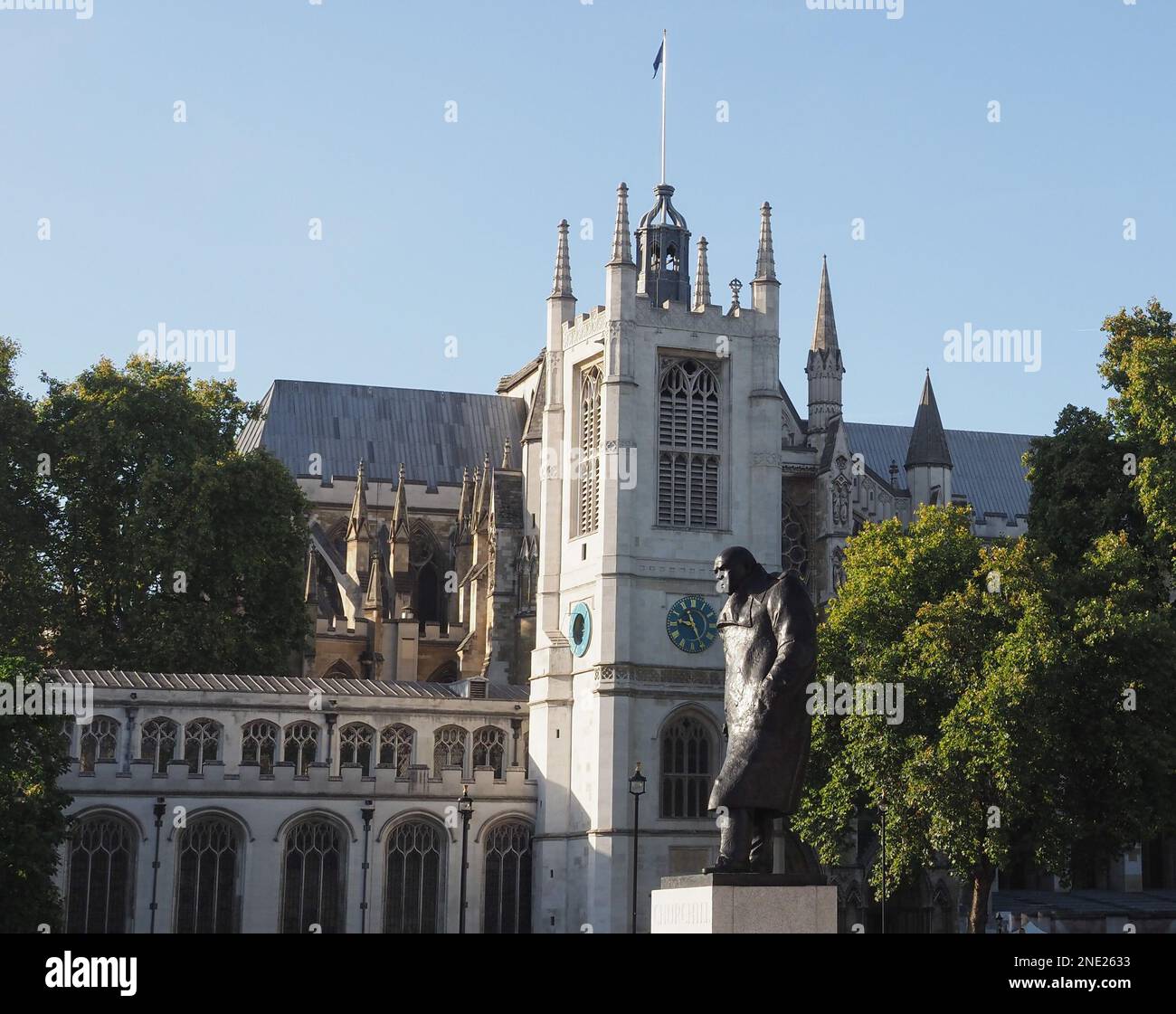 Statue of Winston Churchill in Parliament Square by sculptor Ivor ...