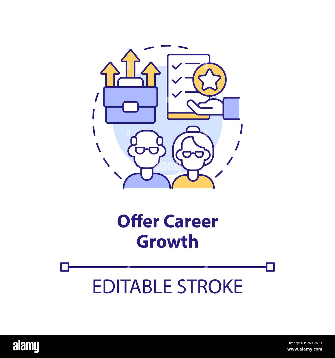 Older career Stock Vector Images - Alamy