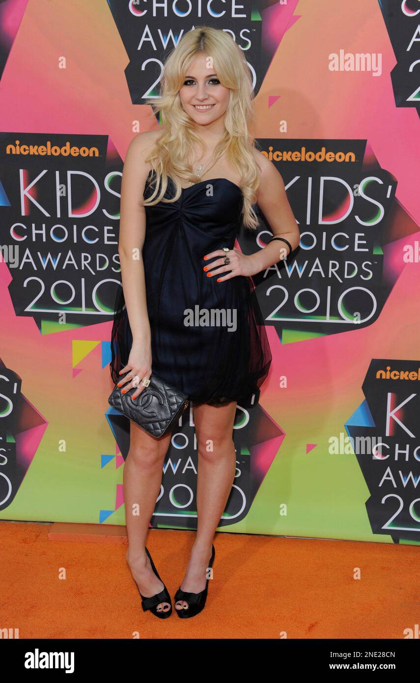 Pixie Lott arrives at Nickelodeon's 23rd Annual Kids' Choice Awards on ...