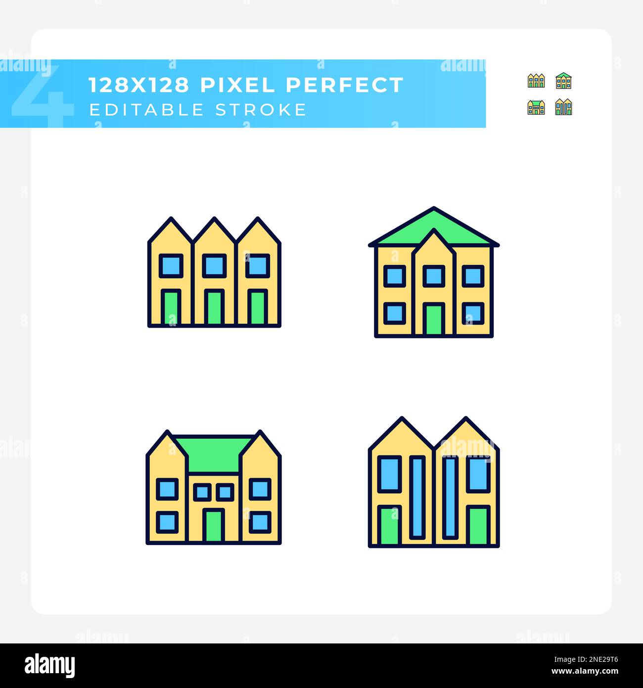 Two story luxury Stock Vector Images - Alamy